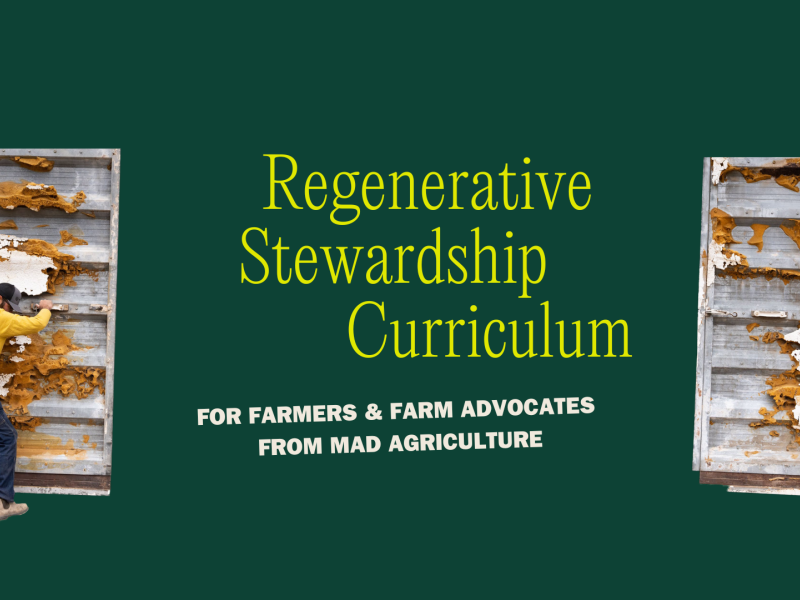 Regenerative Stewardship Curriculum • Mad Agriculture • Regenerative ...